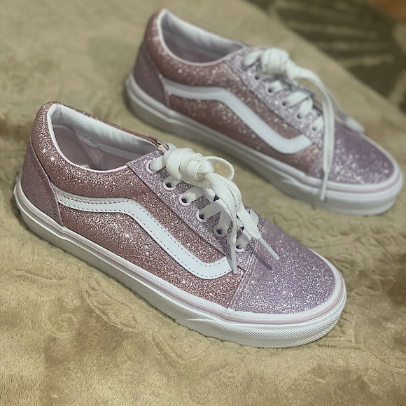 Vans | Shoes | Sparkly Girls Vans | Poshmark